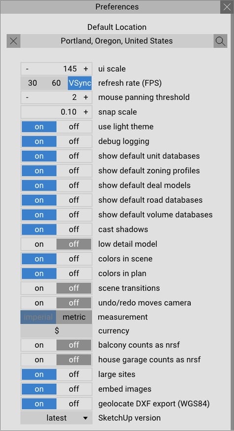 How do I Adjust my Preferences and Ui Scale?